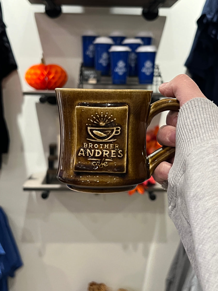 Amber Brother Andres Mug – Brother Andre's Cafe